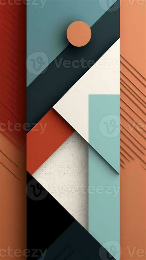 Abstract Design With Bold Angular Shapes And Contrasting Color Palette Ai Generated 29983537