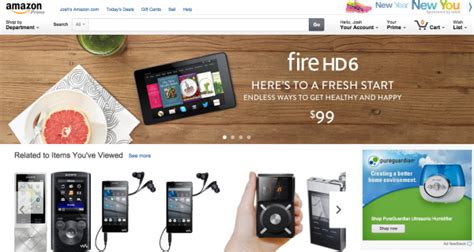 美国亚马逊官网全新主页正式上线，分类更明确 雷峰网