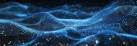 Big Data Background Abstract Digital Technology Flow Pattern Big Data