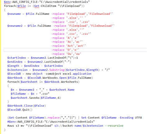 Task Schduler That Runs Powershell Script Does Not Move The Folder S3