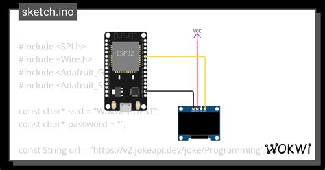 Jokes Api Wokwi ESP STM Arduino Simulator