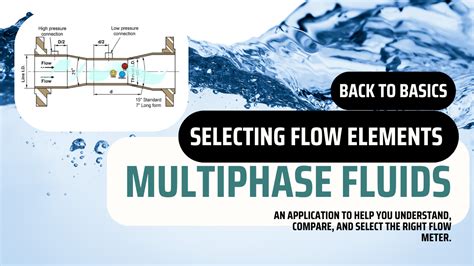 Selecting Flow Elements For Multiphase Fluids Back To Basics