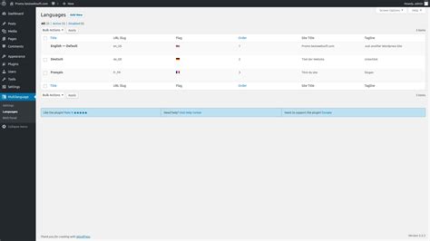 Multilanguage Plugin For WordPress Manual Plus Auto Website Translation Language Switcher
