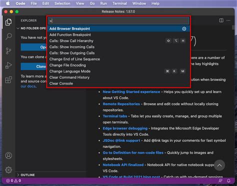 How To Open The Command Palette In Vs Code
