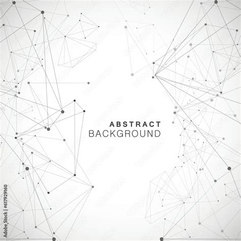 Network Science Polygonal Triangle Digital Node Tech Connection Polygon Space Element