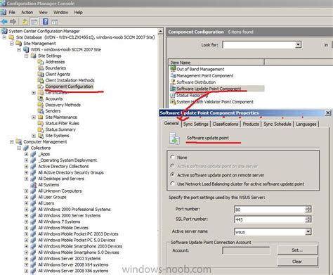 Configuring Software Update Point Within SCCM Page Software Update Point Windows