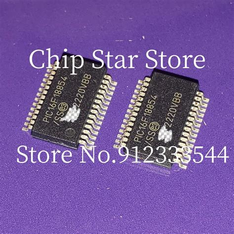 5 100pcs Pic16f18854 I Ss Pic16f18854 Ssop28 8bit Microcontrollers Mcu