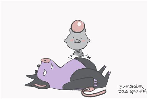 Spoink And Grumpig Pokemon And 1 More Drawn By Teratodentata Danbooru