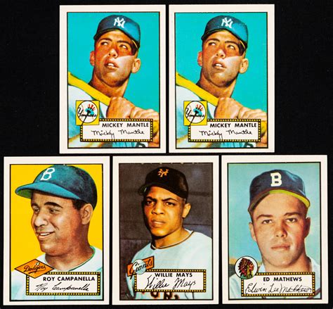 Lot Detail 1952 Topps Baseball Complete 407 Card Reprint Set In