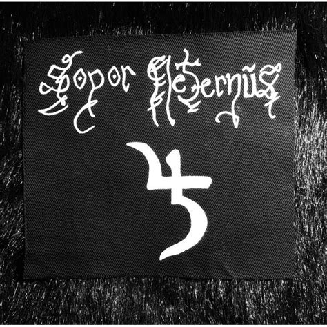 Goth Patch Pintado à Mão Sopor Aeternus Banda Gótica Gothic Rock Anna