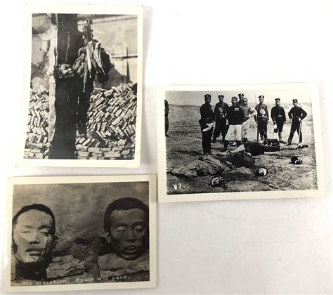 Lot 3 Rare Chinese Execution Beheading Photographs