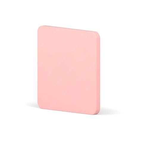 Premium Vector Pink Elegant 3d Rectangle Smooth Angled Vertical Wall