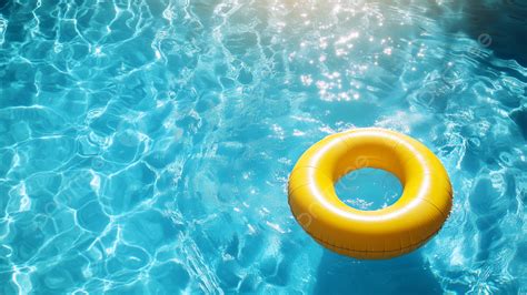 여름 수영장 수영 반지 물 파란색 배경 여름 수영장 수영 반지 배경 일러스트 및 사진 무료 다운로드 Pngtree