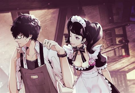 Amamiya Ren And Kawakami Sadayo Persona And More Drawn By Yuu Isis Danbooru