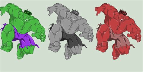 HULK Variations By Xolao On DeviantArt