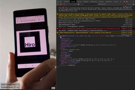 AR Js Not Working Anymore Hiro And Barcode Markers Not Recognised Issue 523 Jeromeetienne