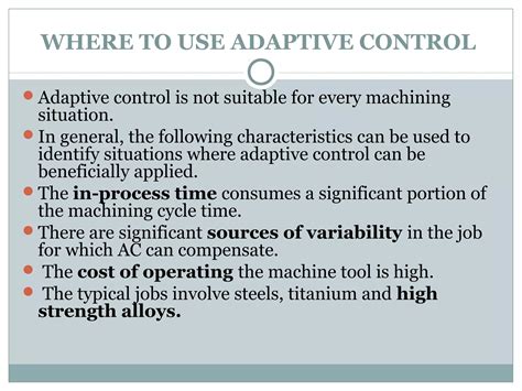 Adaptive Control System PPT