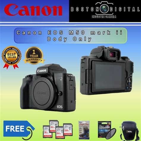 Jual CANON EOS M50 II BODY ONLY / CANON M50 MARK II BODY ONLY | Shopee ...