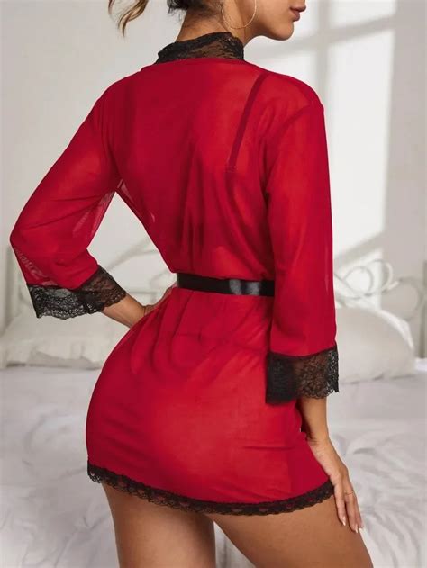 Модная сексуальная сетчатая кружевная ночная рубашка женская ночная сорочка одежда для сна