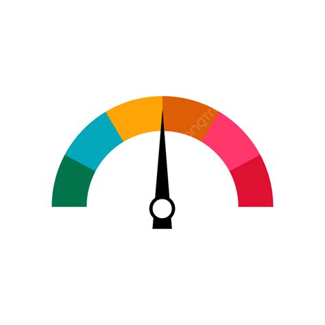 Rating Scale Vector Png Images Rating Scale Rainbow Color Progress
