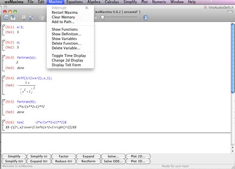Using Maxima Output In Octave