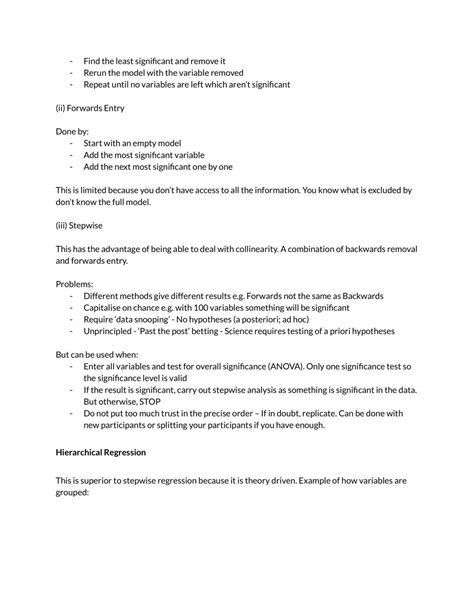 advanced multivariate statistical methods notes psyc0034 advanced
