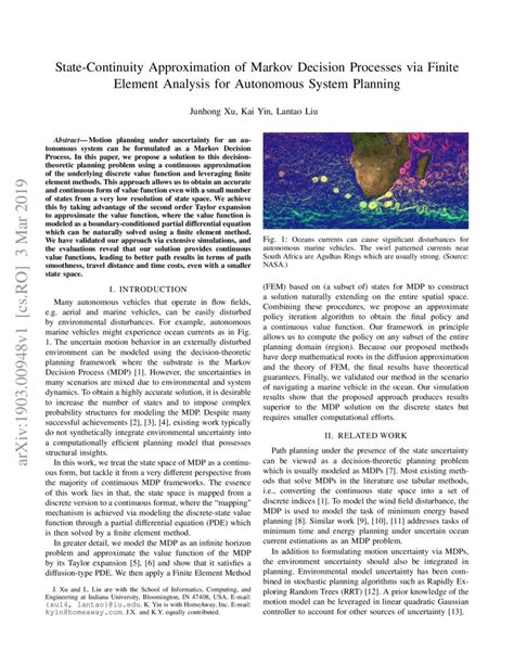 state continuity approximation of markov decision processes via finite
