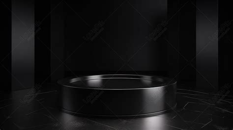 어두운 금속 배경에서 3d 렌더링된 넓은 제품 쇼케이스 플랫폼 3d 배경 제품 배경 장면 모형 배경 이미지 Hd 3d 제품 장면 모형 배경 사진 무료 다운로드