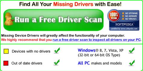 Missing Device Drivers Plfasr