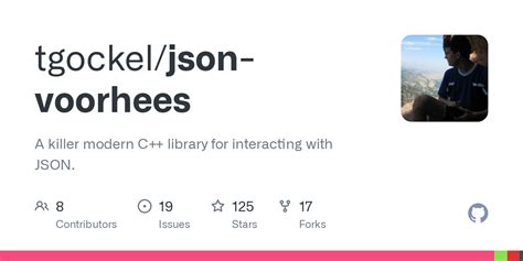 github tgockel json voorhees a killer modern c library for interacting with json