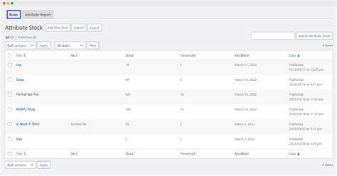Setting Up Woocommerce Attribute Stock Management Documentation