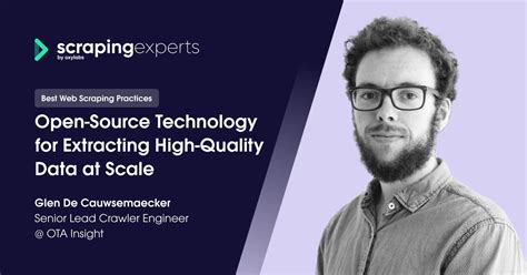 open source technology for extracting high quality data at scale