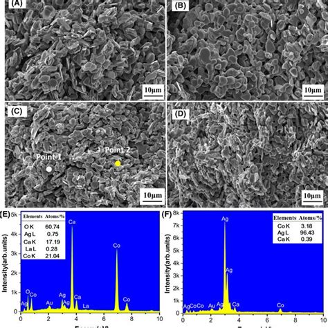 Sem Images And Energy‐dispersive Spectrometer Eds Spectra Of Calcag