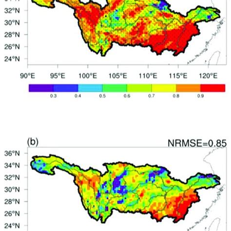 Spatial Distributions Of Correlation A And Normalized Download