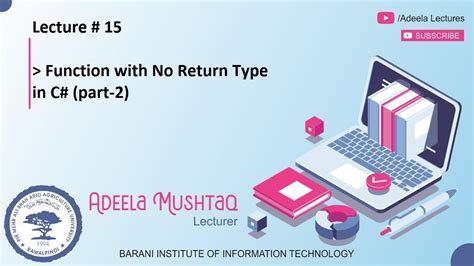 Function With No Return Type In C Part 2 Youtube
