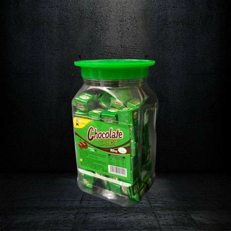 80 Pcs Chocolate Candy Cube 1 Jar Alibaba Gula Coklat Kiub Mini