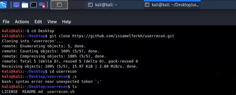 How To Install And Run Userrecon Tool Geeksforgeeks