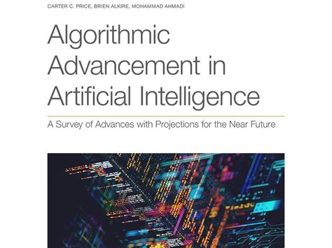 algorithmic advancement in artificial intelligence carter price