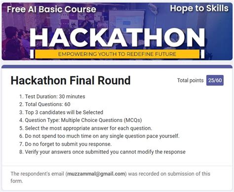 Muzammal Hussain Shah On Linkedin Hackathonsuccess Aijourney Mentorshipgratitude