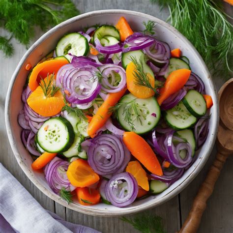 Swedish Pickled Vegetable Salad Recipe Cookaifood
