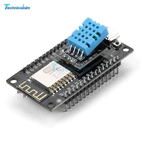 Esp8266 Nodemcu Development Board Integrated Dht11 Temperature Humidity Sensor Eur 6 82