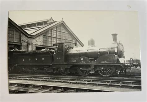Lswr Railway Locomotive Photograph A12 Class 618 D984 £3 50