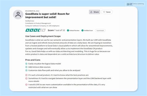 gooddata features pros and cons user reviews and more