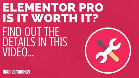 Elementor Pro Review Is It Worth It YouTube