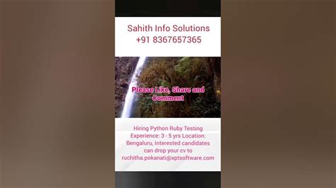 Hiring Python Ruby Testing Rubytesting Python Testingjobs Youtube