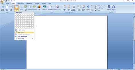 Steps To Use The Draw Table Feature In Microsoft Word
