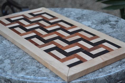 Handcrafted 100 Piece Segmented Cutting Board 13 Steps With