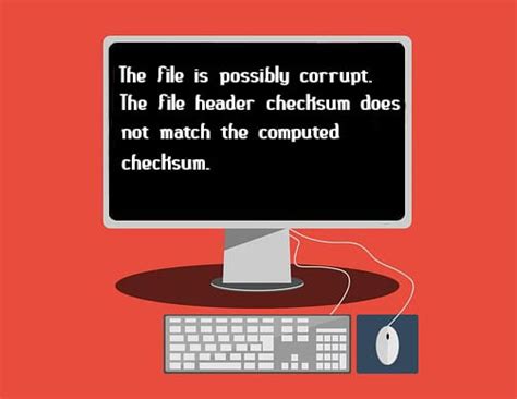 An Easy Way To Fix Bad Checksum And Problems With Initial Headers Windows Diary