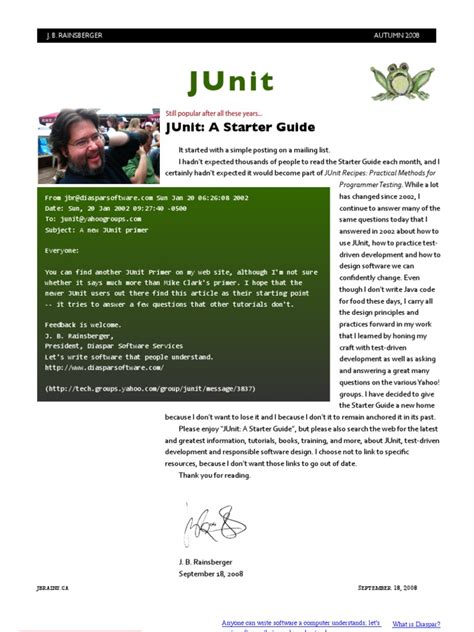 junit a starter guide pdf method computer programming class