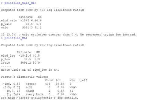 Question About Large Pareto K Value Modeling The Stan Forums